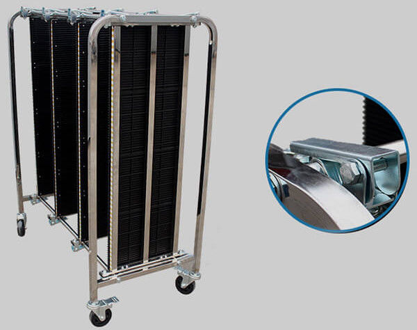 Customized PCB Storage Trolley For Automatic Loading And Unloading Machines